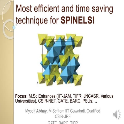Normal or Inverse Spinel | PPTX
