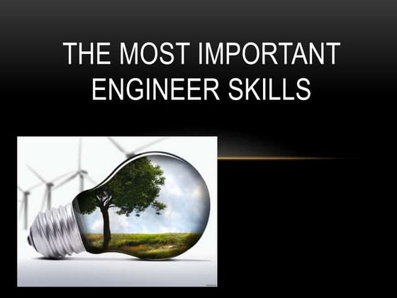 Engineer skills. cdio vision | PPTX
