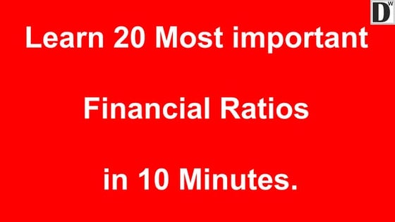 Examples of Key Ratios for Financial Analysis: Useful Financial Ratios (Explained ...