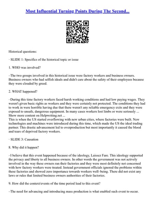 Industrial Revolution presentation slide | PPTX