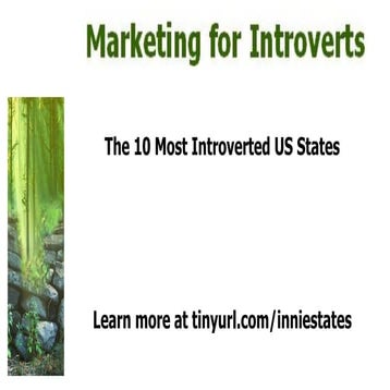 Introvert Geography: Which states are the most introverted? | PDF
