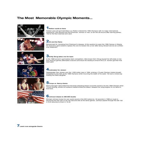 Most memorable olympic moments | PDF | Winter Olympic Sports | Olympic ...