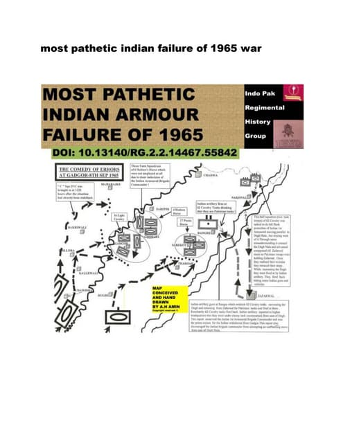 Most brilliant indian defensive decision of 1965 war | PDF