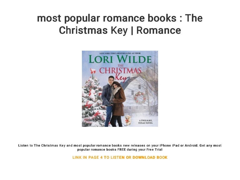 Most Popular Romance Books The Christmas Key Romance most-popular-romance-books-the-christmas-key-romance