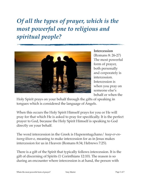 What is prayer | PPTX