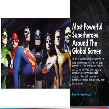 worlds favorite super heros | PDF