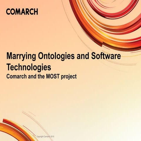 Ontologies and Software Technologies - the MOST project | PPT