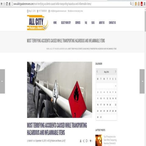 MOST TERRIFYING ACCIDENTS CAUSED WHILE TRANSPORTING HAZARDOUS AND ...