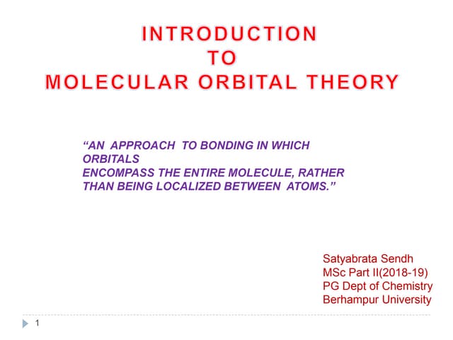 Molecular orbital diagram of N2 and O2 | PPTX