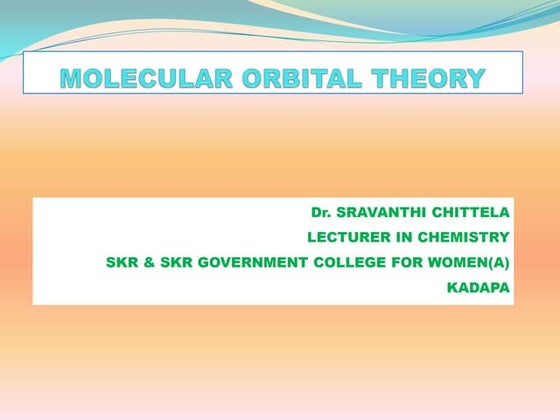 Molecular orbital diagram of N2 and O2 | PPT