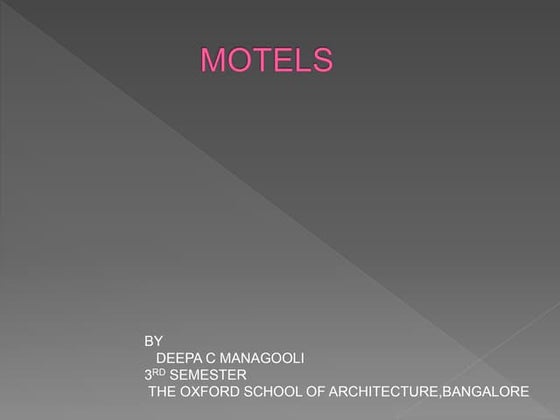 Live case study motel | PPTX