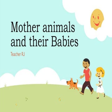 Animals and their youngs | PPTX
