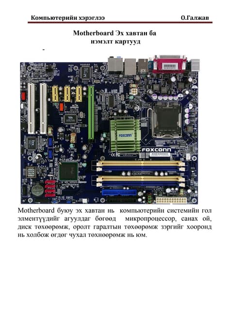 Yaddas qurgulari | PPTX