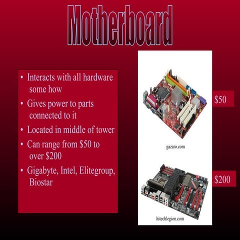 Motherboard Slide | PPT