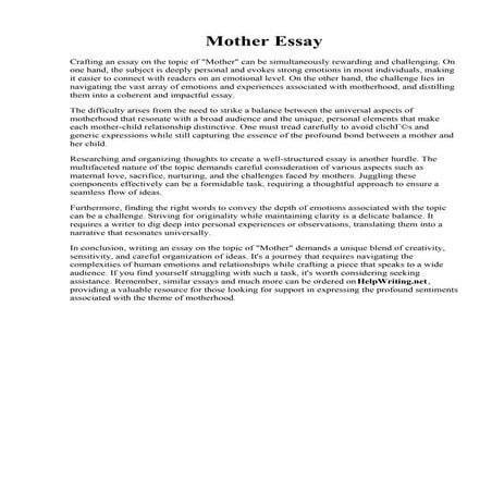 Mother Essay.pdf