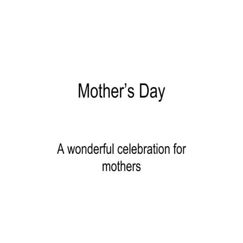 Mother's Day | PPT