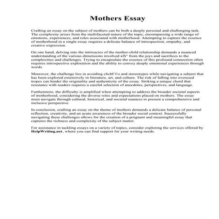 Essay Mom.pdf