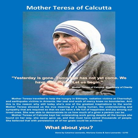 Mother teresa | PPT