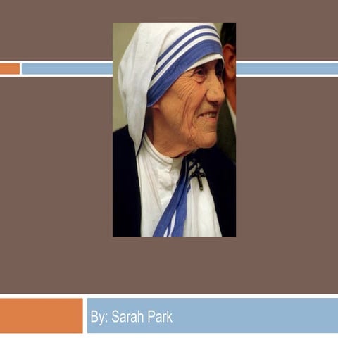 Mother teresa | PPT