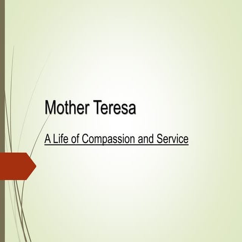 Ppt of MOTHER TERESA..................... | PDF