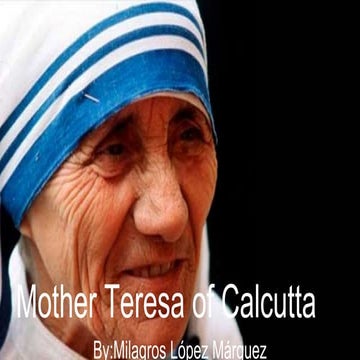 Mother teresa of calcutta | PPT