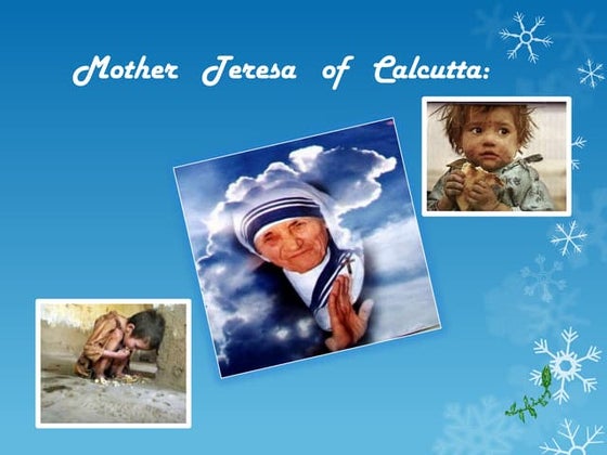 Mother teresa of calcuta | PPT