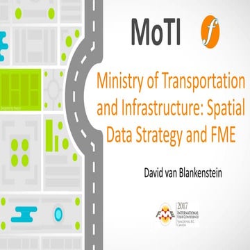 Ministry of Transportation and Infrastructure: Spatial Data Strategy ...