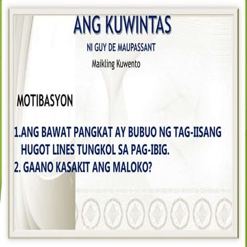 Motibasyon edgalang | PPTX