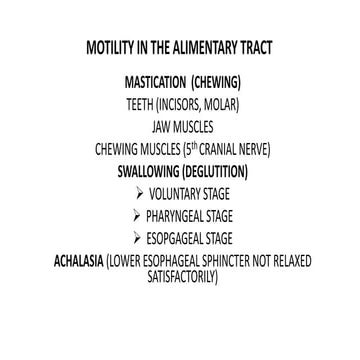 Intestinal movements- Dr Prafull Turerao. | PPTX