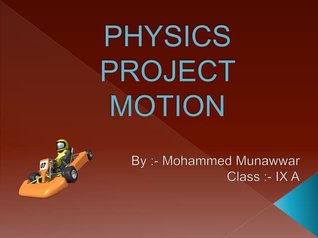 Motion class 9 physics | PPT