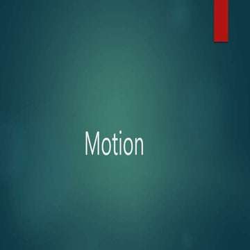 Motion | PPT