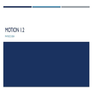 Graphs related to motion speed time graphs, velocity time graphs | PPT