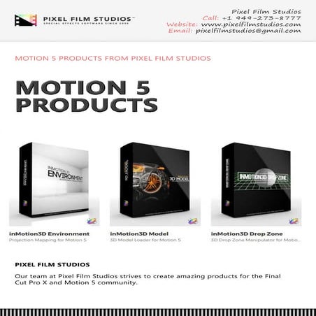 Motion 5 plugins | PDF