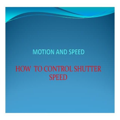 Motion and speed | PPT