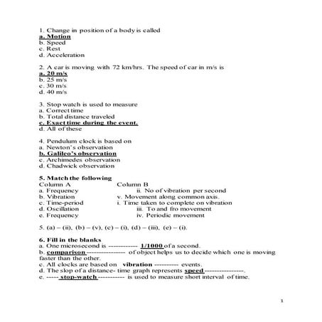 Class 7 13 time and motion ppt | PPTX