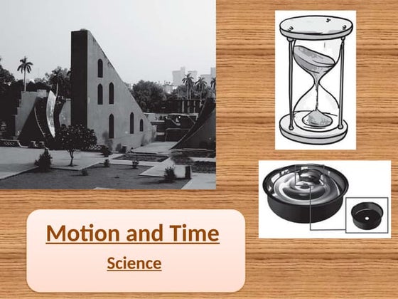 motion and time for class 7th | PPTX | Physics | Science