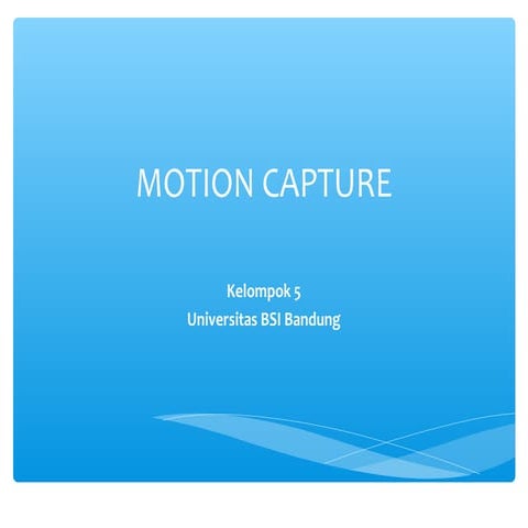 Motion capture | PPT