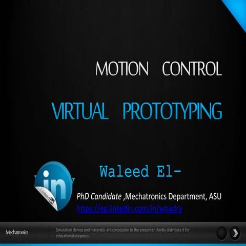 Motion Control with LabVIEW and SOLIDWORKS | PPTX