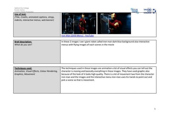 Motion graphics and_compositing_video_analysis_worksheet_cartoon ...