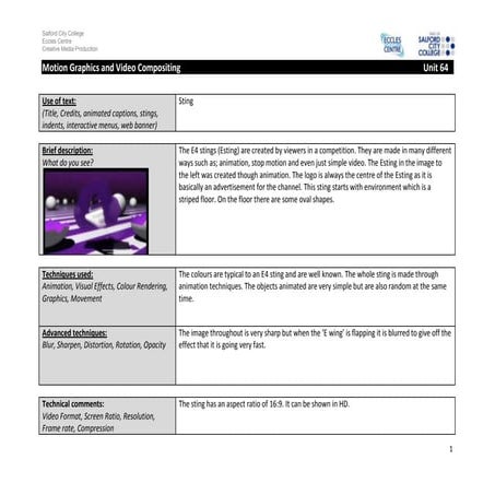 Documentary DPS Layout | DOCX