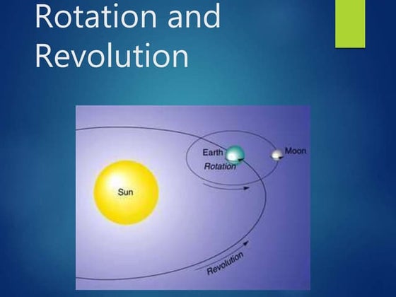 Rotation and Revolution | PPT | Science