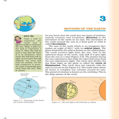 Motions of the earth | PDF