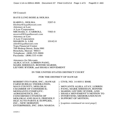 Motion to intervene | PDF