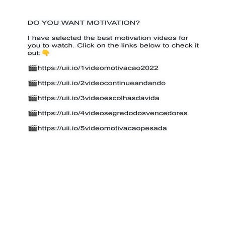 The motivation you need! | PDF