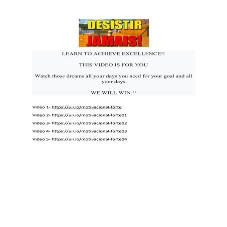 LEARN TO ACHIEVE EXCELLENCE!! | PDF