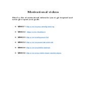 Motivations for your daily life | DOCX