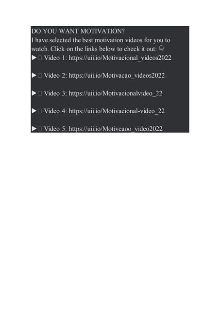 The motivation you need! | PDF