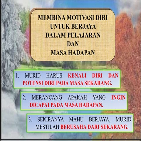 Motivasi diri | PPTX