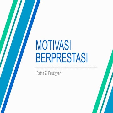 motivasi menjadi pelajar berprestasi.ppt