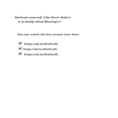 Motivational Speech Pdf